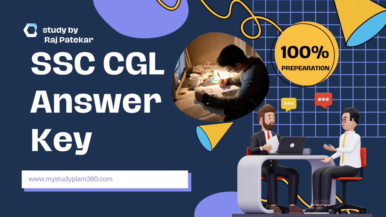 SSC CGL Answer Key 2025 - 𝐌𝐲 𝐒𝐭𝐮𝐝𝐲 𝐏𝐥𝐚𝐧 𝟑𝟔𝟎 🎯